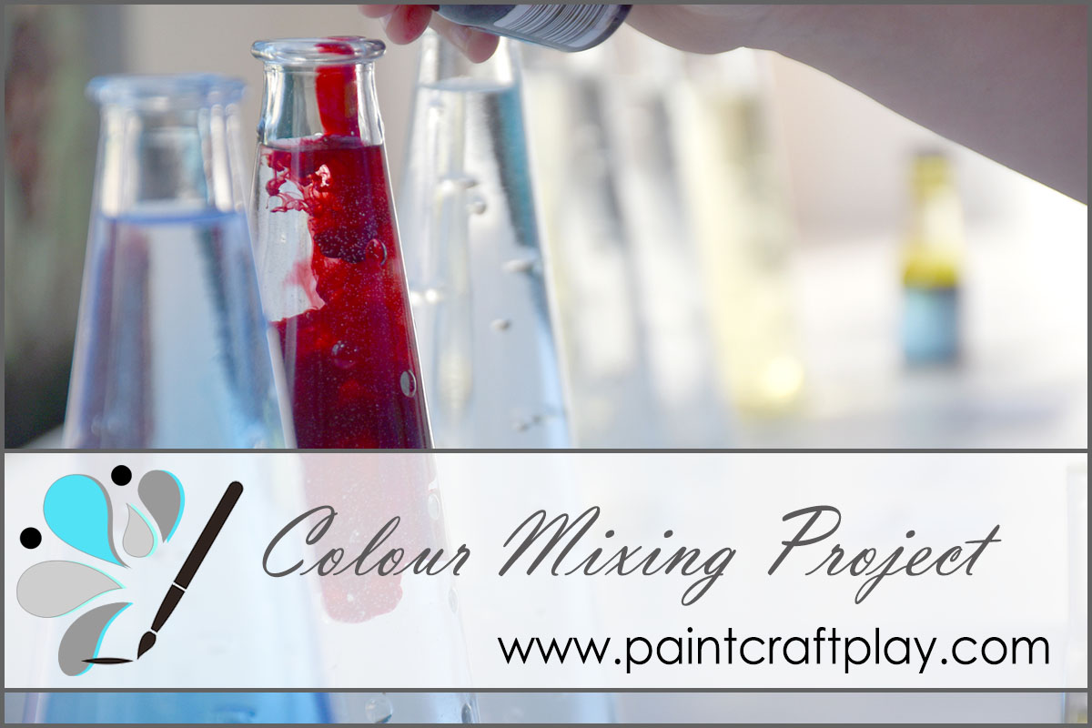 Colour Mixing Experiment Paint Craft Play