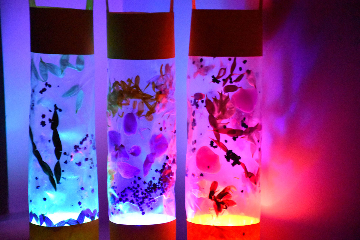 Glow Flower Lanterns – Light Exploration Project - Paint Craft Play